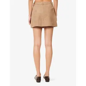 Dissh Suede Mini Skirt
