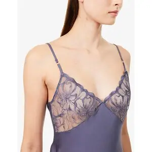 Chantelle Fleurs Satin Chemise
