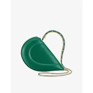 BVLGARI Serpenti Cuore 1968 Top Handle Bag Green