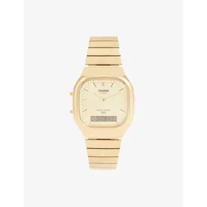 Casio Vintage Stainless-steel Quartz Watch 41mm - Gold