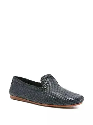 Dragon Diffusion Woven Loafers - Blue