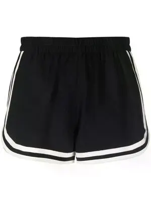 Red Valentino Ribbon-trim Mini Shorts - Black
