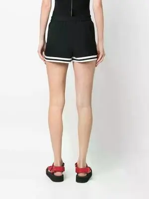 Red Valentino Ribbon-trim Mini Shorts - Black