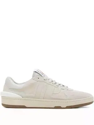LANVIN Logo Appliqué Sneakers - Neutrals