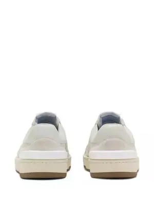 LANVIN Logo Appliqué Sneakers - Neutrals