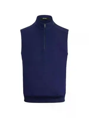 Rlx Ralph Lauren Half-zip Vest - Blue