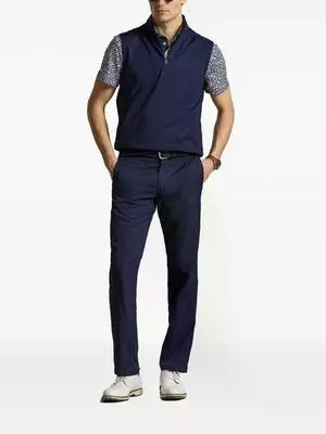 Rlx Ralph Lauren Half-zip Vest - Blue