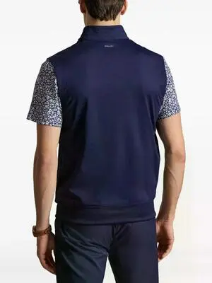 Rlx Ralph Lauren Half-zip Vest - Blue