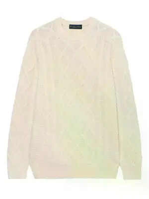 Brooks Brothers Fisherman Patterned Crew-neck Sweater