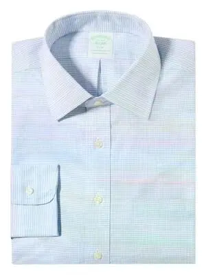Brooks Brothers Checked Ainsley-collar Shirt