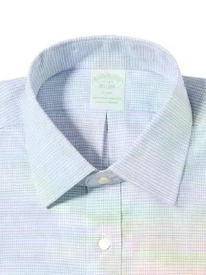 Brooks Brothers Checked Ainsley-collar Shirt