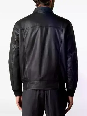 Brooks Brothers Leather Bomber Jacket