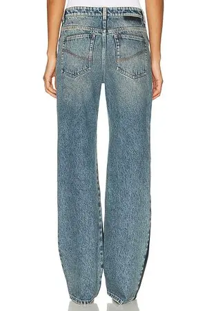 Stella McCartney Denim Chap With Lace-up Detail