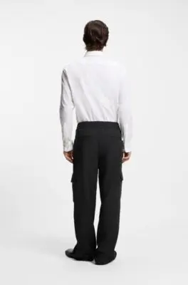 Hugo Relaxed-fit Cargo Trousers