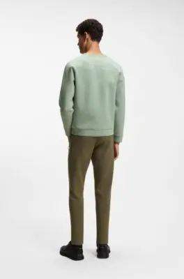 BOSS Porsche X Sweatshirt With Reflective Logo - Light Green