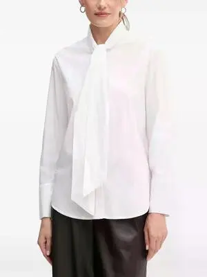 OUI Tie Neck Blouse