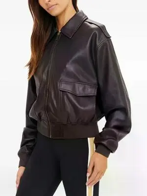 The Upside Zariah Collared Bomber Jacket
