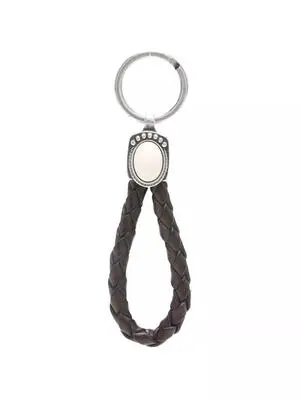 ALBERTO LUTI Braided Keyring - Brown