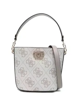 Guess Karnilla Patterned Top-handle Tote Bag