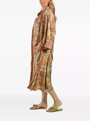 PIP STUDIO Printed Belted Dressing Gown