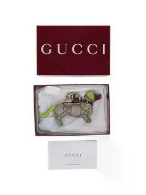 Gucci Dachshund Leather Charm