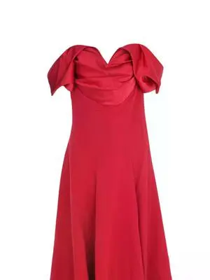 RHEA COSTA Kylie Maxi Dress - Red