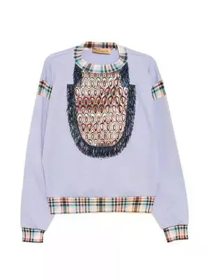 PENULTIMATE Bead-embellished Sweatshirt