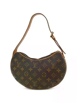 LOUIS VUITTON 2003 Pm Croissant Monogram Tote Bag