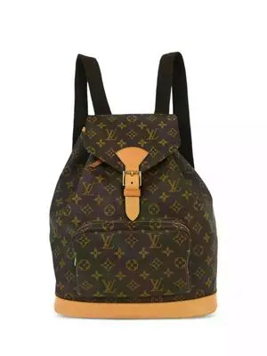 LOUIS VUITTON 1996 Gm Montsouris Monogram Backpack