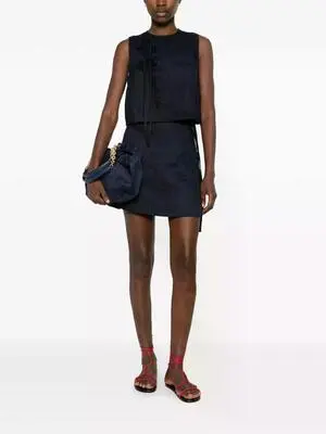 Bondi Born Tie Detail Mini Skirt
