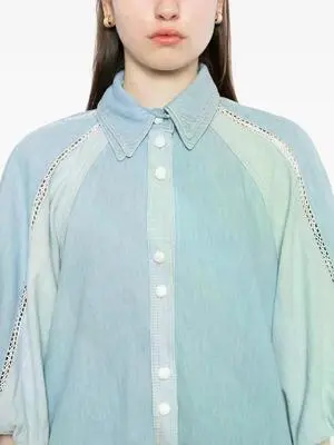 Farm Rio Lace Panelled Shirt