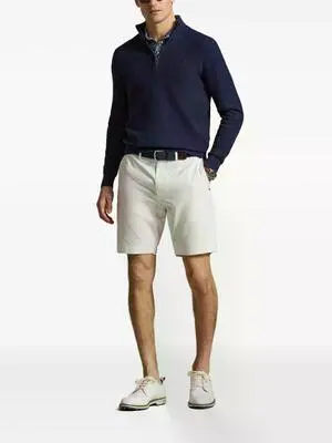 Rlx Ralph Lauren Half-zip Waffle Sweater