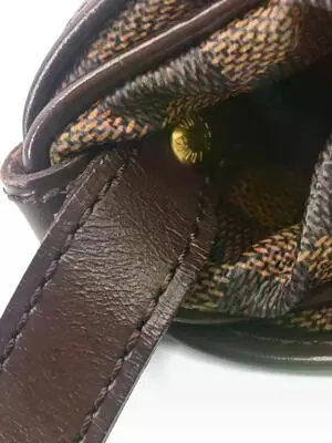 LOUIS VUITTON 2010 30 Saumur Messenger Bag Damier Ebene