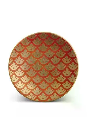 L'Objet Fortuny Gold-embellished Plate - Red