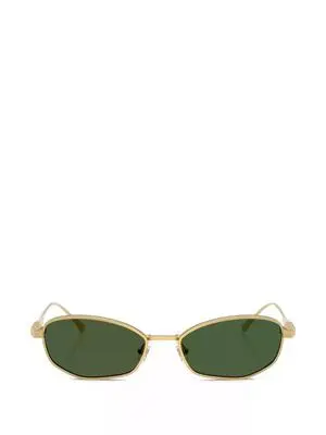 SWAROVSKI Rectangle-frame Sunglasses - Gold