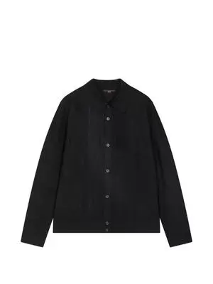 CROQUIS Lapel Pocket Jacket - Black