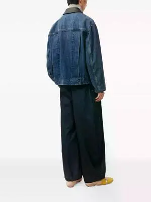 CROQUIS Zipped Denim Jacket - Blue