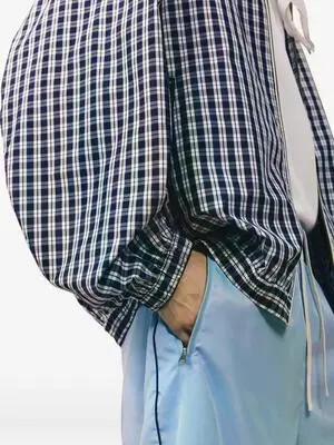 CROQUIS Plaid Hooded Jacket