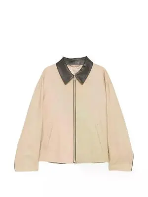 CROQUIS Contrasting Collar Jacket