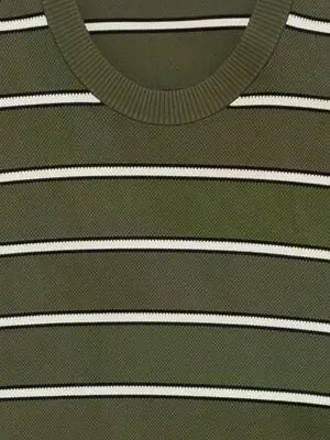 CROQUIS Striped Crewneck Jumper