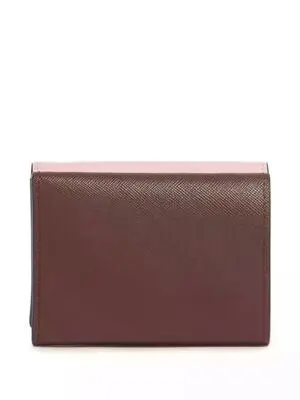 Marni Tri-fold Saffiano-leather Wallet