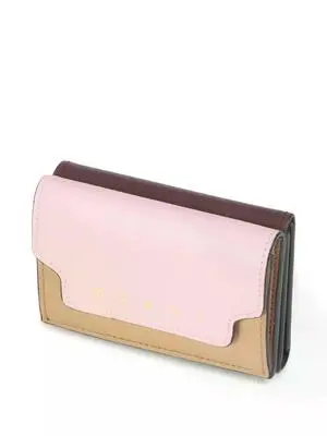 Marni Tri-fold Saffiano-leather Wallet