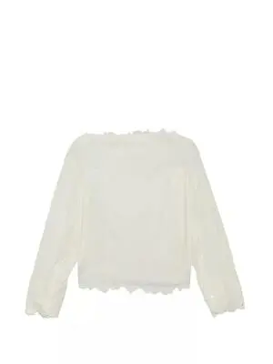 JNBY Floral-embroidered Blouse - White
