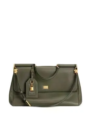 Dolce & Gabbana My Sicily Padlock Top-handle Tote Bag - Green