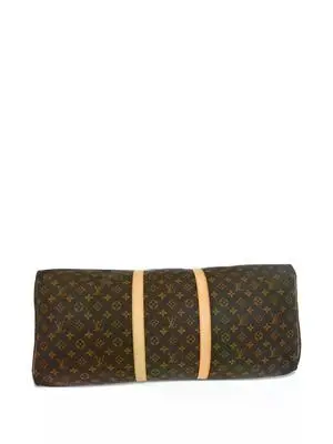 LOUIS VUITTON 2002 Keepall 60 Duffle Bag - Brown