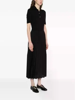 LESS Pleated Maxi Dress