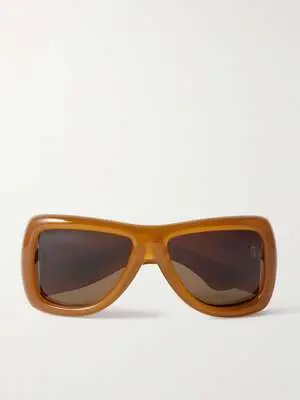 Saint Laurent SAINT LAURENT EYEWEAR SL 902 Howl D-Frame Sunglasses Camel