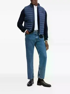 TRUSSARDI Quilted Zip-up Gilet