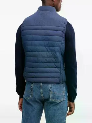 TRUSSARDI Quilted Zip-up Gilet