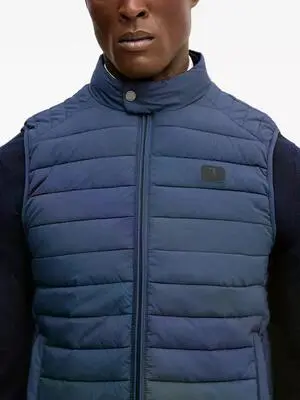 TRUSSARDI Quilted Zip-up Gilet